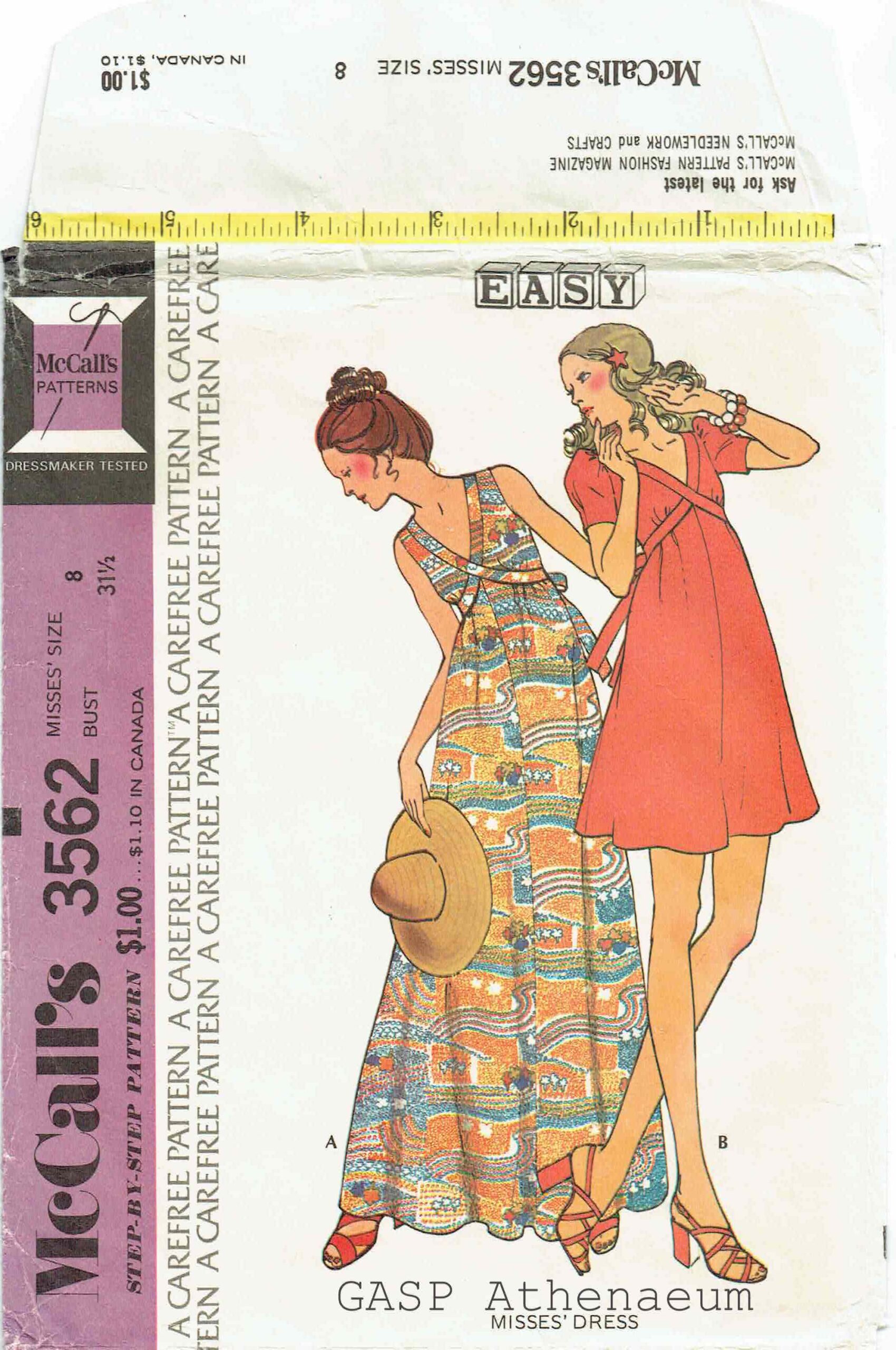 McCall's 3000's Pattern Index 1970's - GASP Archives