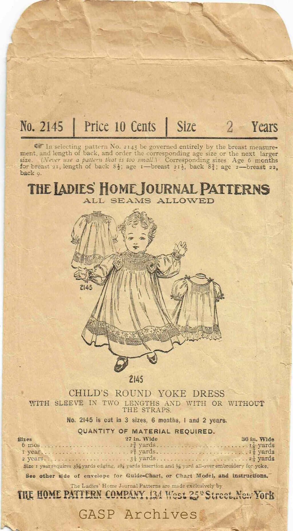 Ladies Home Journal 2145 (1900's) PDF Size 2 - GASP Archives