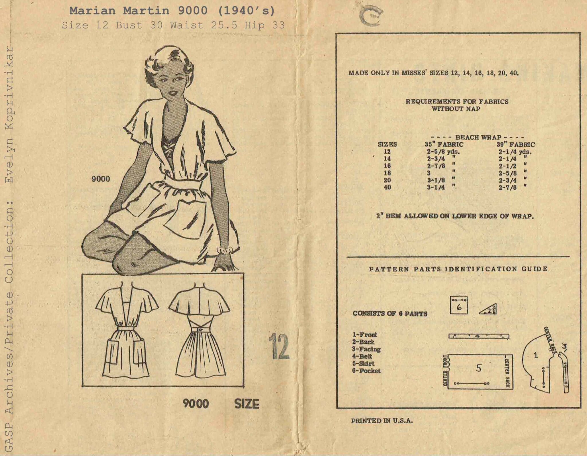 Marian Martin 9000 (1940's) - GASP Archives